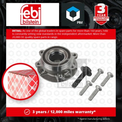 Wheel Bearing Kit Front Left or Right 175307 Febi 4H0498625 4H0498625A ...