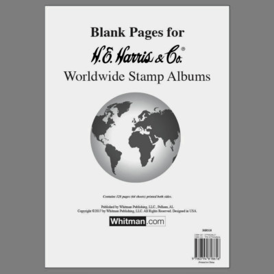 H E Harris Statesman Stamp Album Supplement Blank Pages | eBay