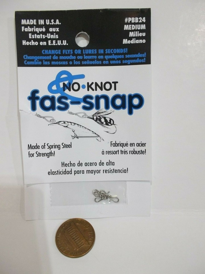 Kipper No Knot Fas Snap change flys or lures in seconds! Choose your ...
