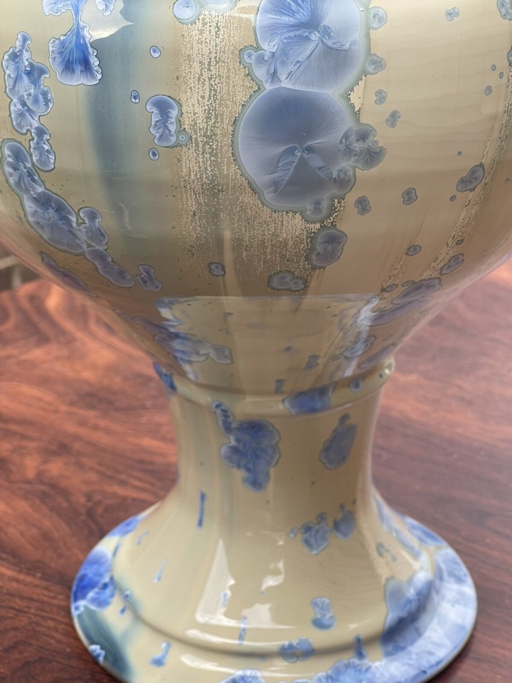 VINTAGE LARGE PORCELAIN VASE BLUE WHITE | eBay