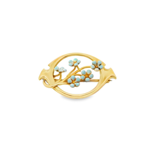 Vintage Forget Me Not Pin/Pendant | eBay