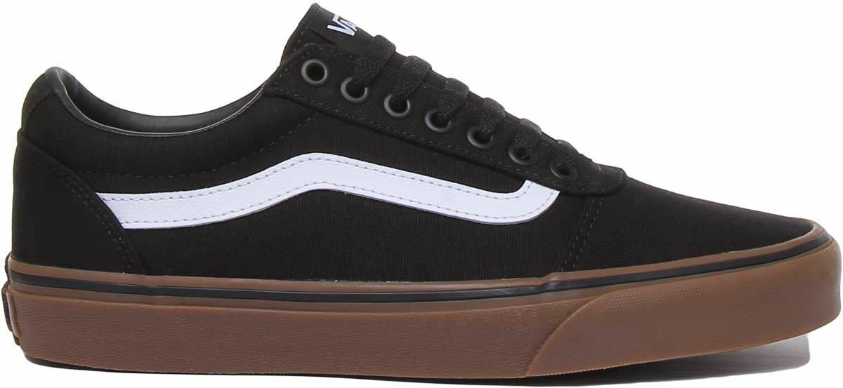 Size 2 - VANS Old Skool V Low Black Gum for sale online | eBay