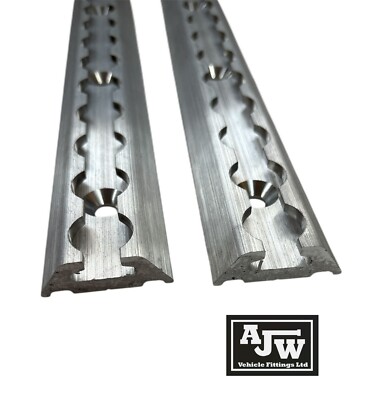 2 x 60" UNWIN Surface Rail Track Camper Motorhome Van Minibus Seat ...