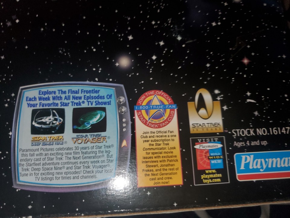 Star Trek First Contact Phoenix Warp Drive Ship Stock #16147 Playmates ...