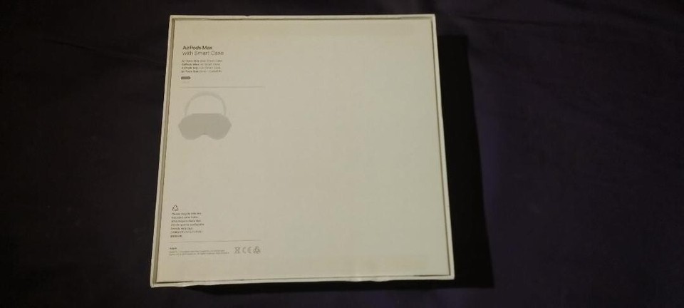 Apple Airpods Max Headphones Box Manual Ear Cup Covers Starlight White ...