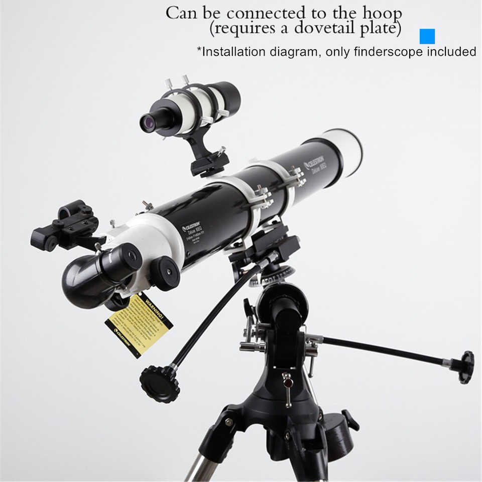 Metal 9x50 Finder Scope with Cross-hair Reticle for Astronomical ...