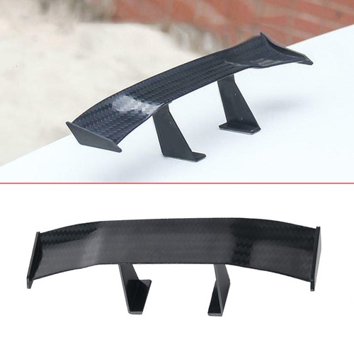 Mini Spoiler Car Tail Decoration Spoiler Wing Carbon Fiber Black Car ...