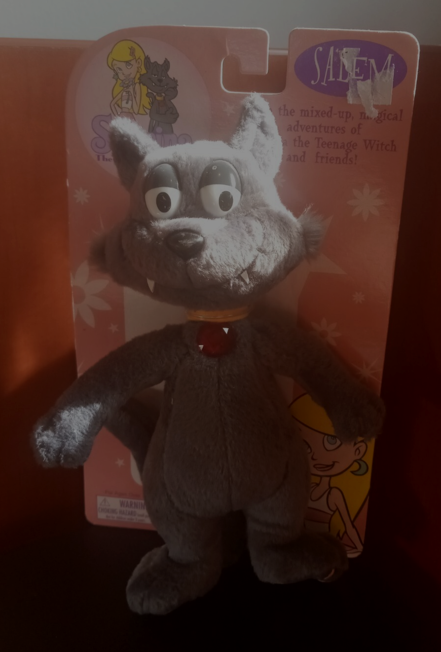 New Vintage Sabrina the Teenage Witch Animated SALEM Cat Plush Play ...