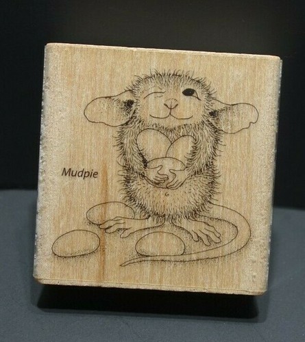 House Mouse Jelly Bean Thief Mudpie 1995 Stampendous HMF02 Rubber Stamp ...