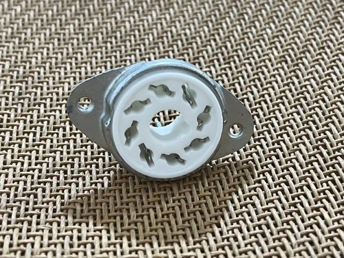 10 x8pin Tube Socket Ceramic Base for KT88 EL34 5AR4 6SL7 6V6 GOLD ...