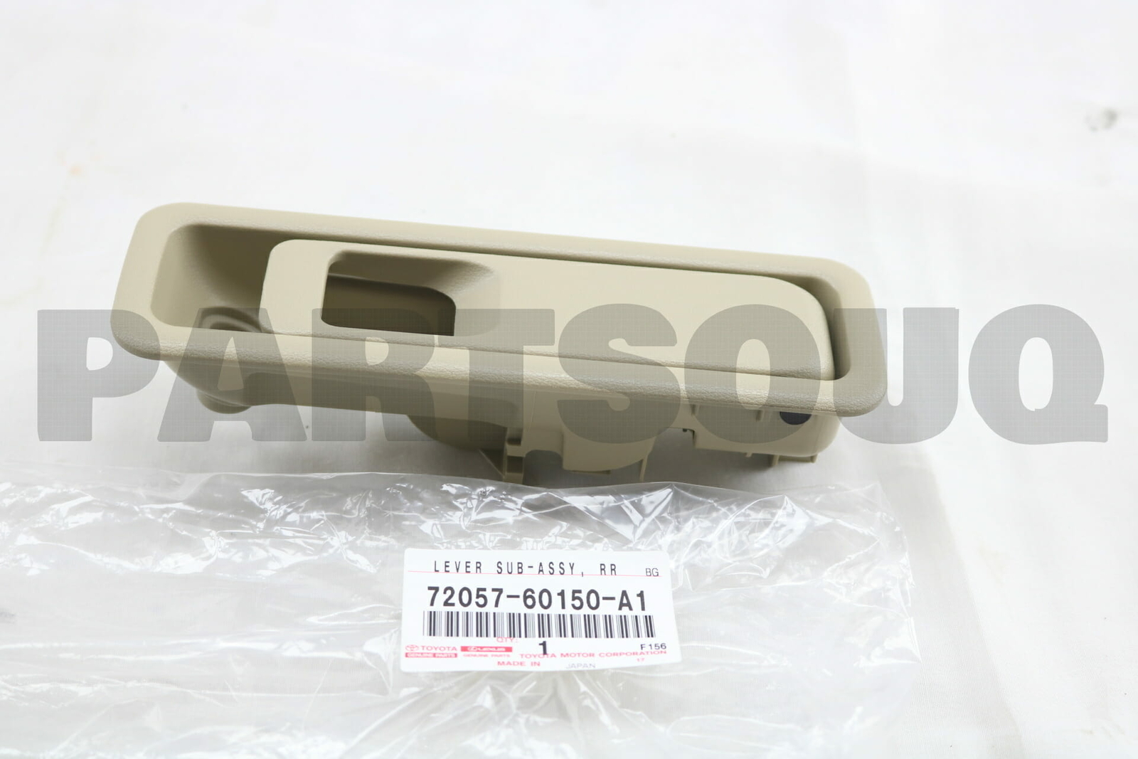 7205760150A1 Genuine Toyota LEVER, REAR BACK LOCK CONTROL, CENTER 72057 ...