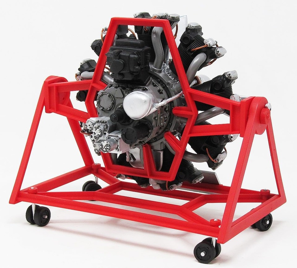 Atlantis Model 1/12 Wright Cyclone Radial Engine C9He Plastic Model ...