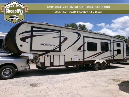 No Reserve Used 4 slide 5th wheel camper Trailer RV cheap repo needs ...