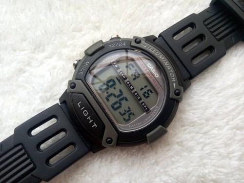 CASIO Vintage Digital EL Light W 92H Digital Watch | eBay
