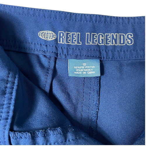 Reel Legends Shorts Womens Size 10 Blue Quick Dry Fishing Camping ...