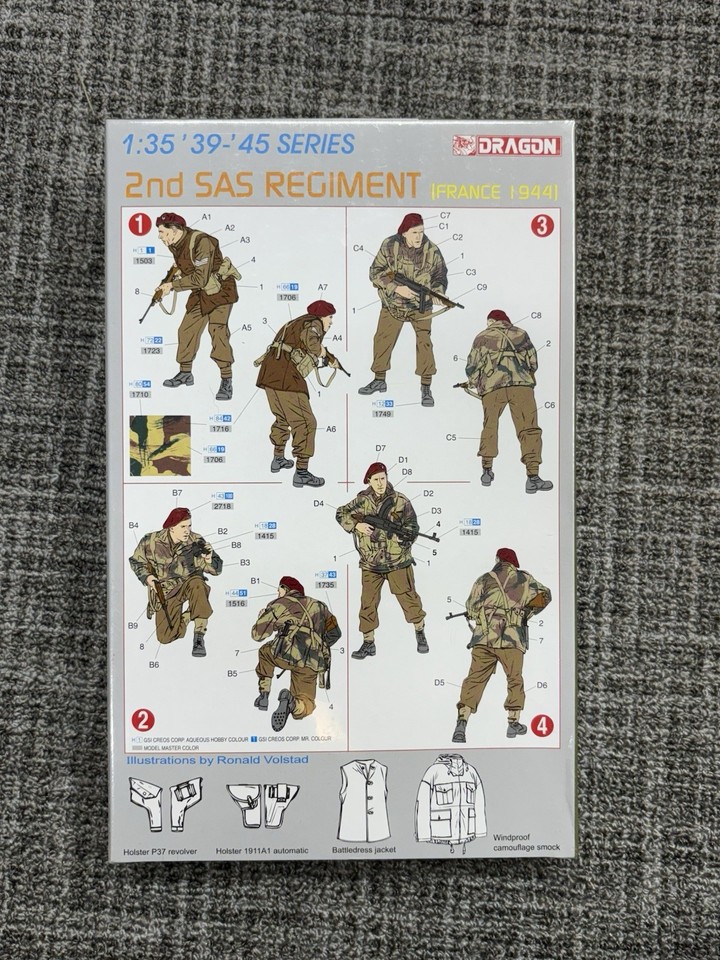Dragon DML 2nd SAS Regiment France 1944. 1/35 Scale. New In Box 89195861993| eBay