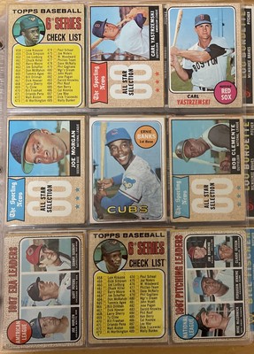 680+ 1960s Topps Baseball Card Huge Vintage LOT Bulk Collection RCs ...