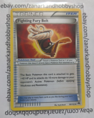 Pokemon Fighting Fury Belt Trainer Card BREAKPoint 99/122 NM | eBay