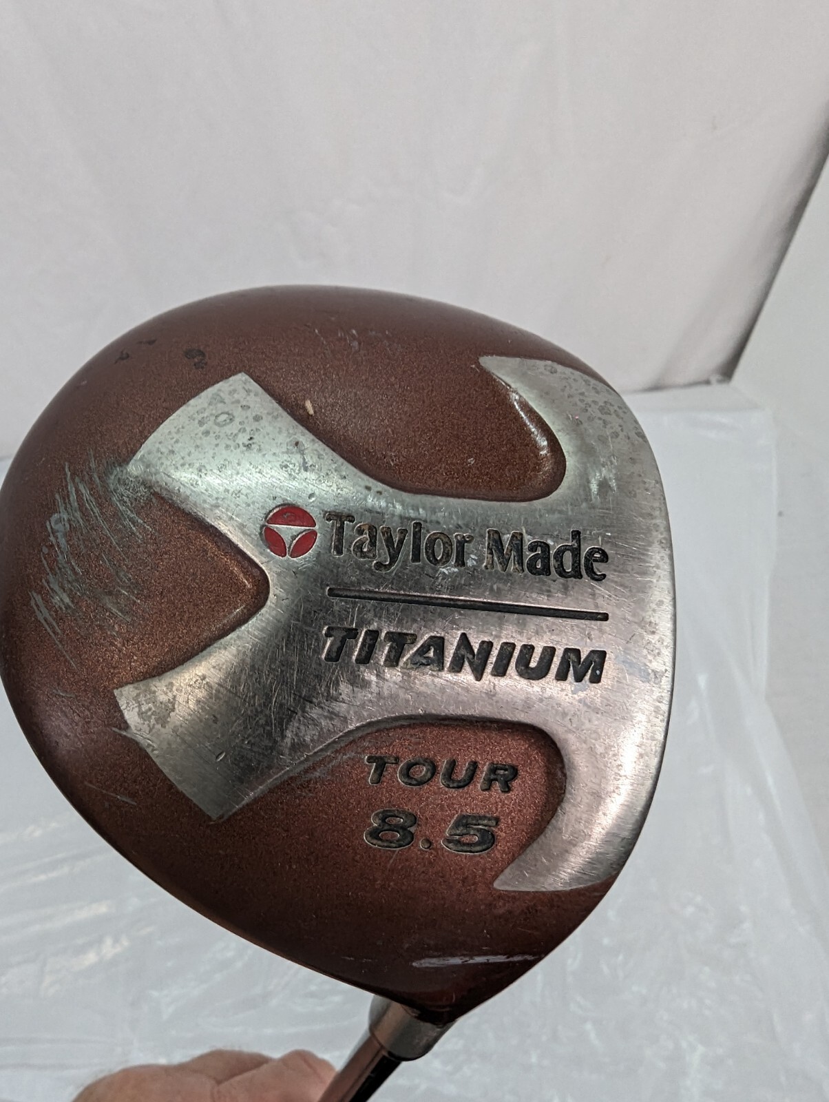 TAYLORMADE TITANIUM TOUR DRIVER 8.5 S-90 PLUS GRAPHITE BUBBLE SHAFT RH ...