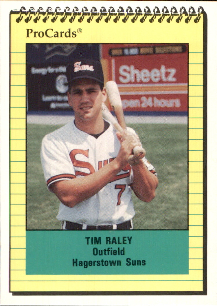 Tim Raley 1991 ProCards #2469 RC Card *AutographDen* FREE SHIP | eBay