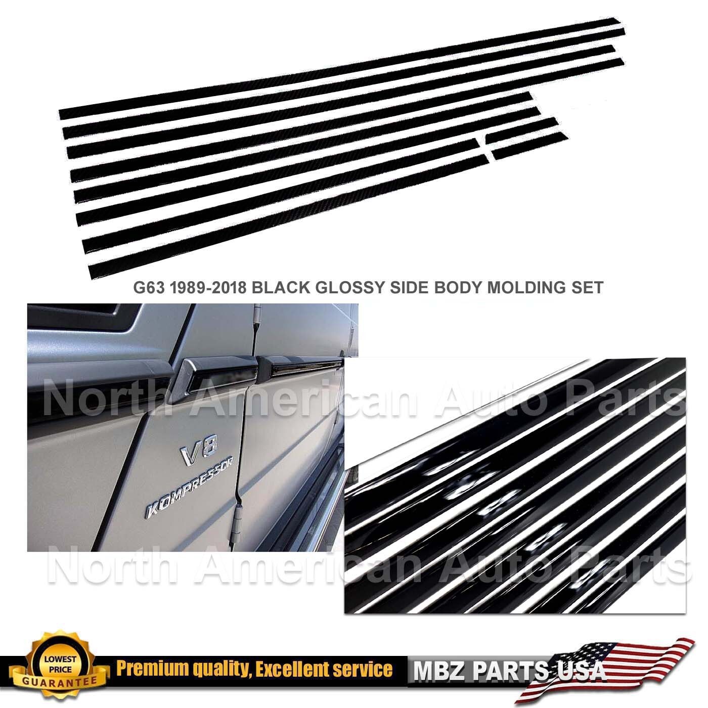 G63 Side Moldings Trims Black Body W463 G-Wagon G550 G65 Panel Insert ...