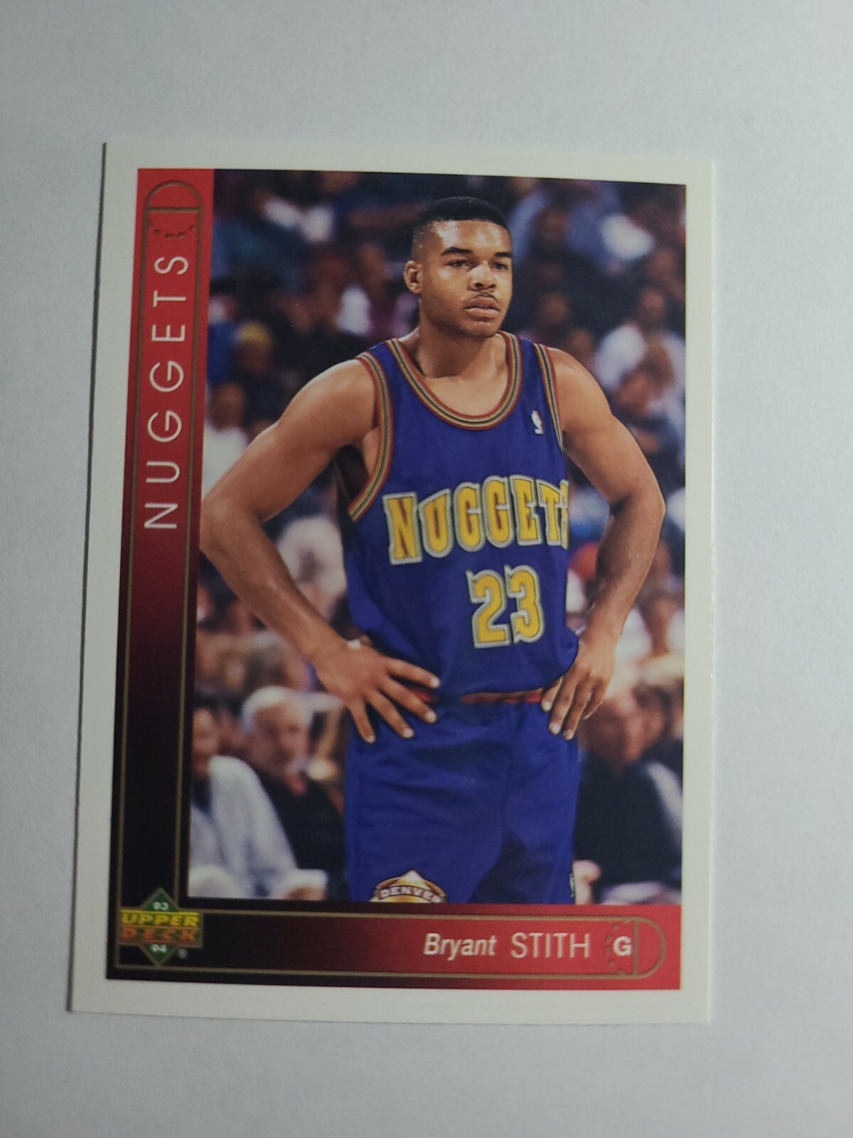 BRYANT STITH 1993-94 UPPER DECK BASKETBALL CARD # 413 D7028 | eBay