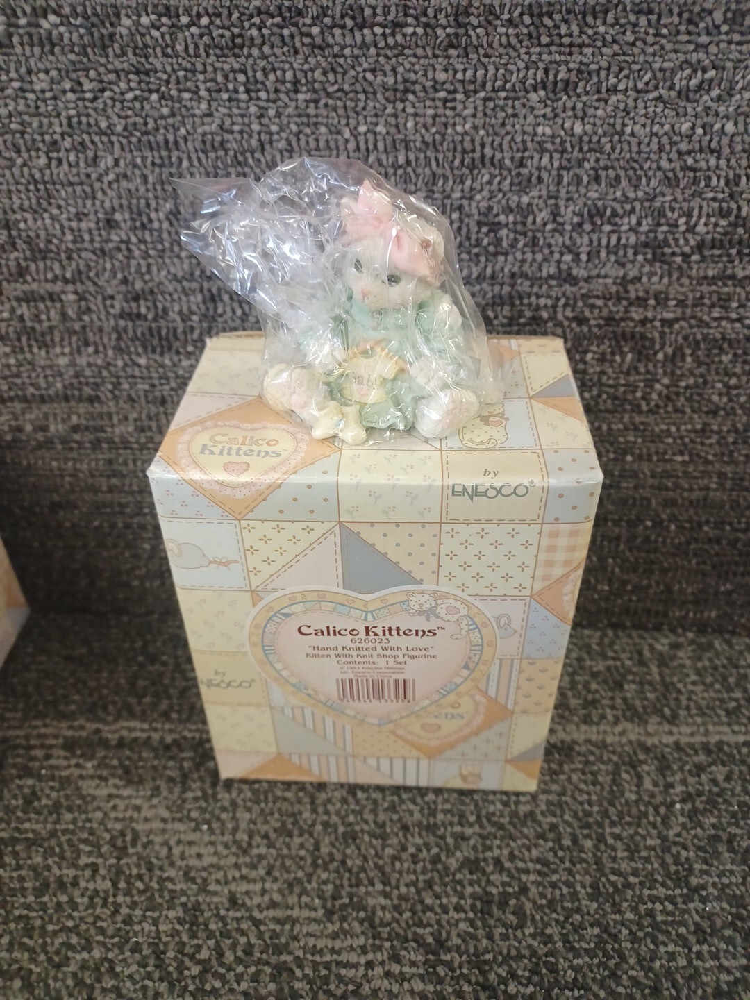 Calico Kittens #626023 HAND KNITTED WITH LOVE Figure By... | eBay