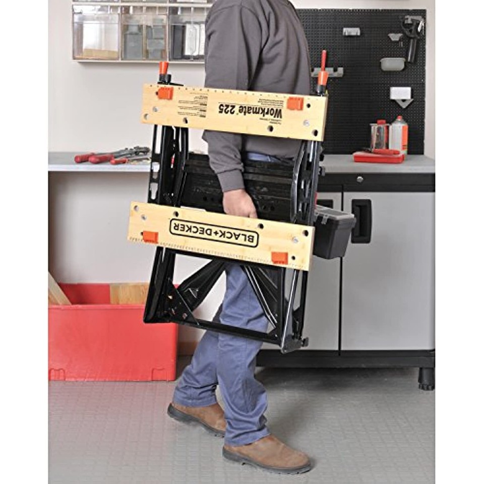 BLACK+DECKER WM225 Workmate 225 450 Pound Capacity Portable Work Bench ...