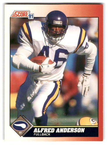 Alfred Anderson 1991 Score #123 Minnesota Vikings FOOTBALL | eBay