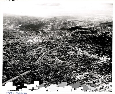 LD305 1950s Original Delmar Watson Photo HOLLYWOOD CALIFORNIA AERIAL ...