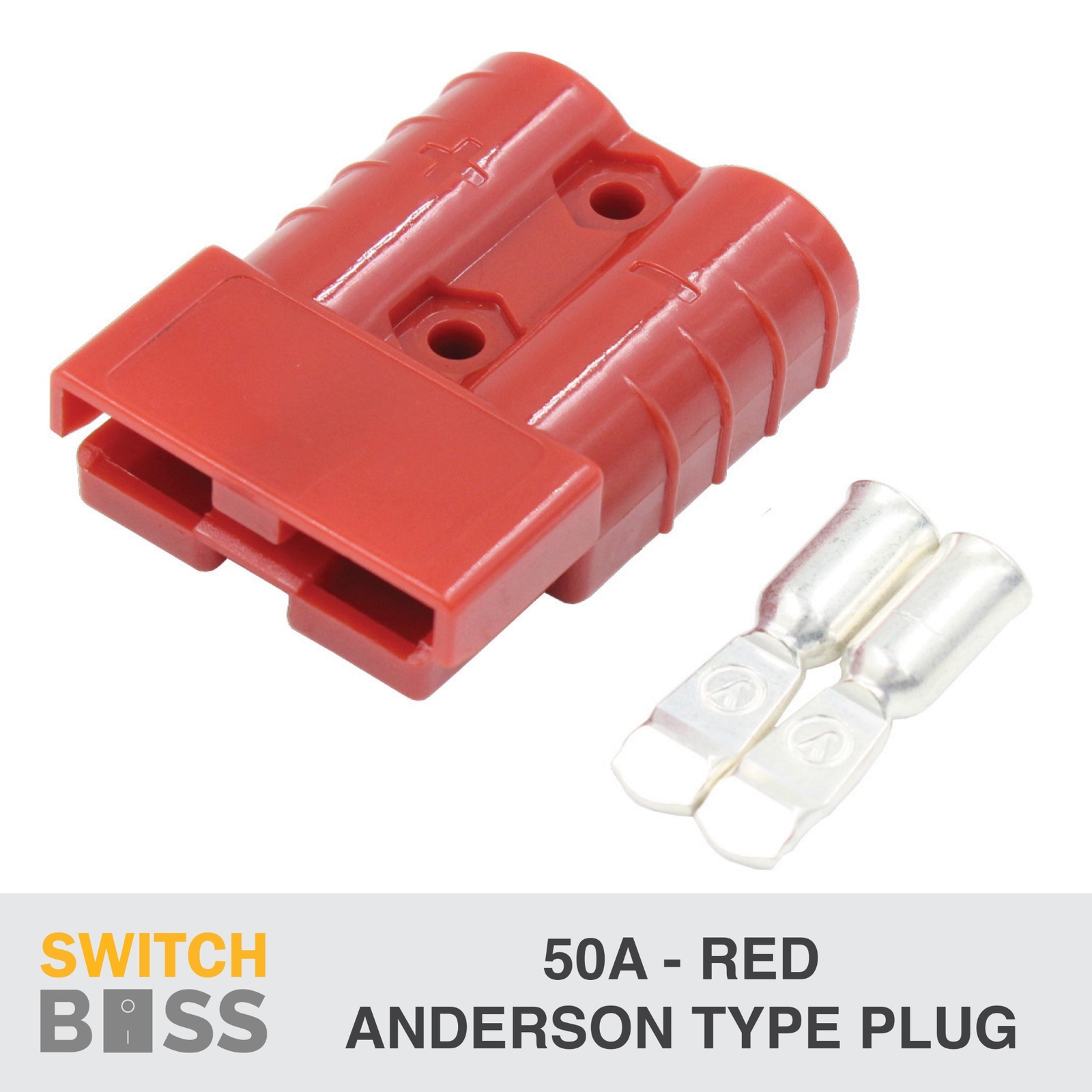 50A ANDERSON Type Plug Connector Flush Surface Mount Power Outlet - All ...