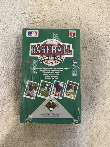 1990 Upper Deck MLB Baseball Factory Sealed Box | eBay