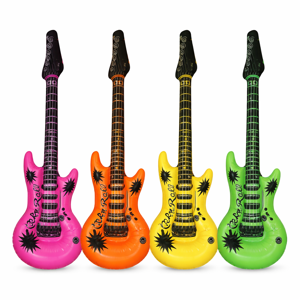 Inflatable Music Instruments Fancy Dress Prop Blow Up Karaoke Party ...