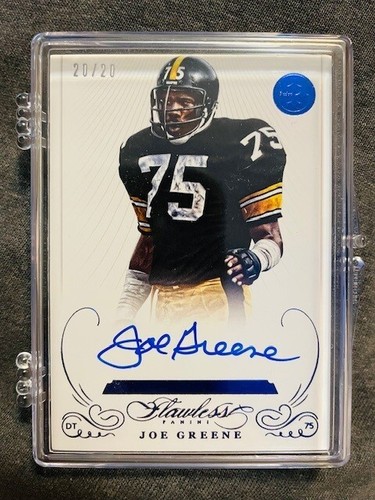 Joe Greene Auto Autograph Panini Flawless 20/20 | eBay