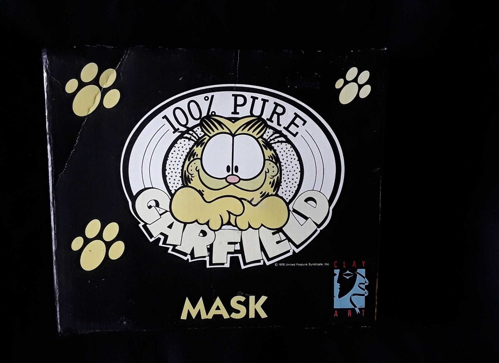 Vintage Garfield Mask Clay Art San Francisco #1901 Year 1978 | eBay