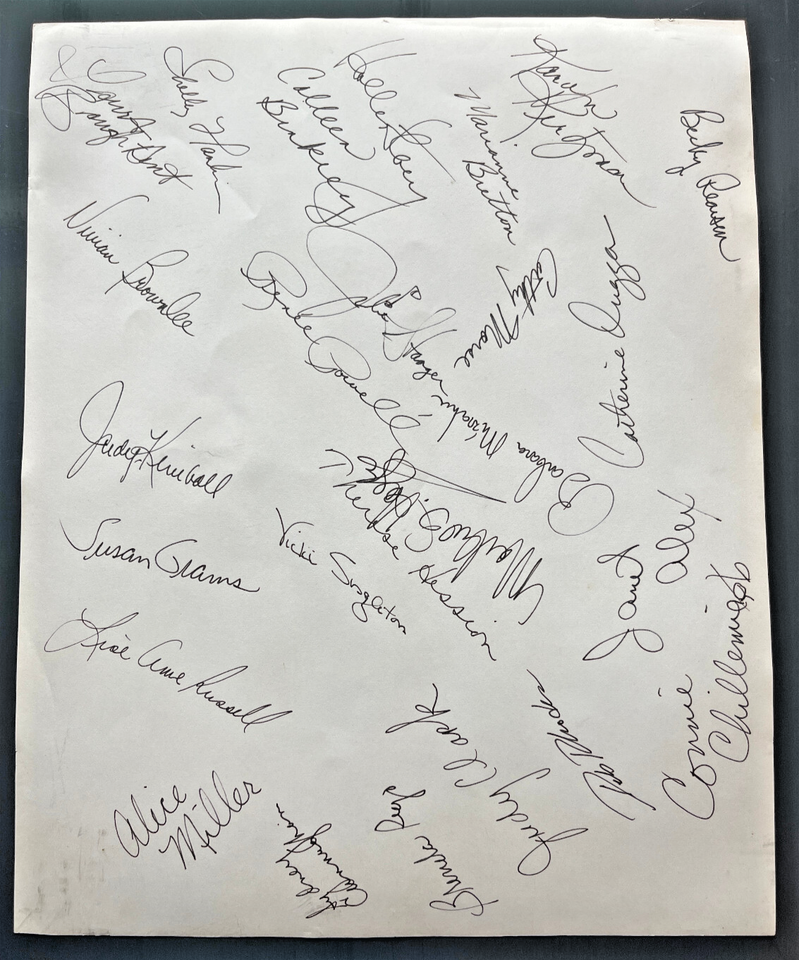 1960's RAYMOND FLOYD WILSON ADVISORY STAFF PRESS PHOTO WOMEN GOLFERS ...