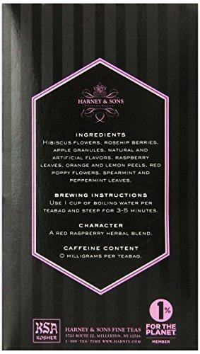 Harney & Sons Herbal Tea, Red Raspberry, 20 Tea Bags, 1.29 Oz | eBay