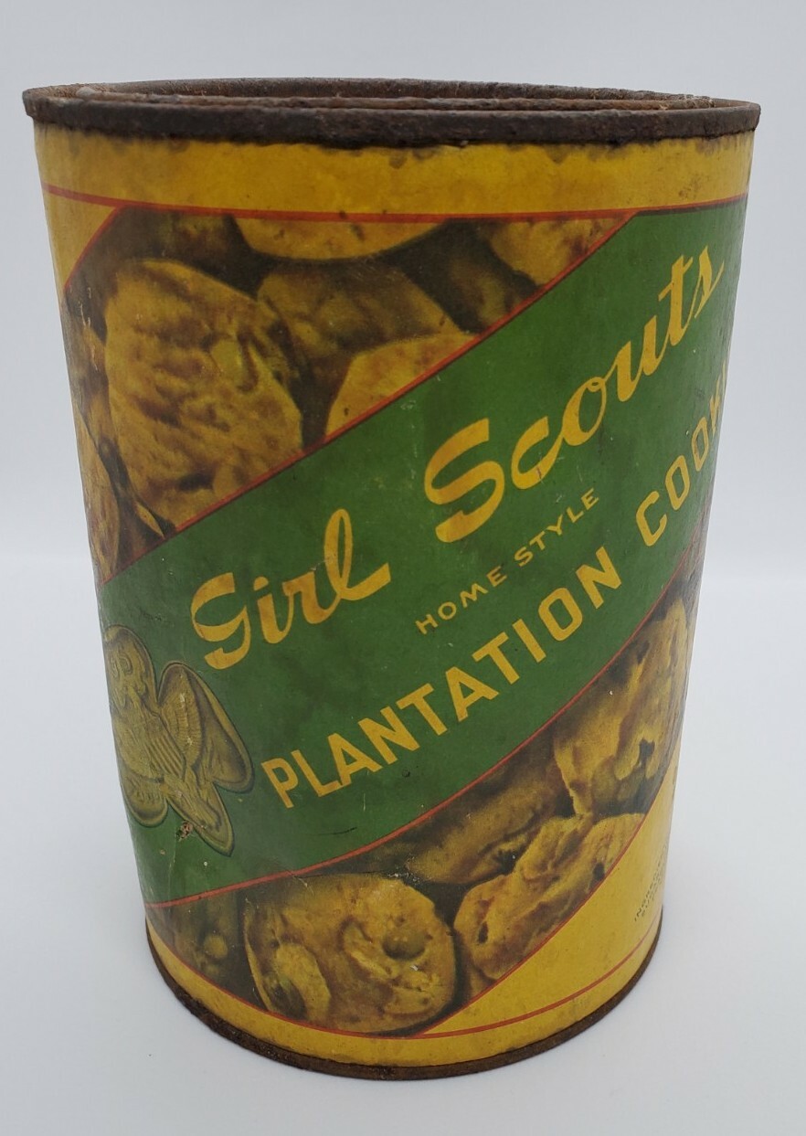 Girl Scouts VINTAGE PAPER LABEL CAN CONTAINER ADVERTISING PLANTATION ...
