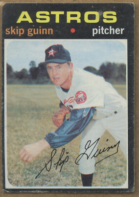 1971 Topps #741 Skip Guinn Houston Astros | eBay