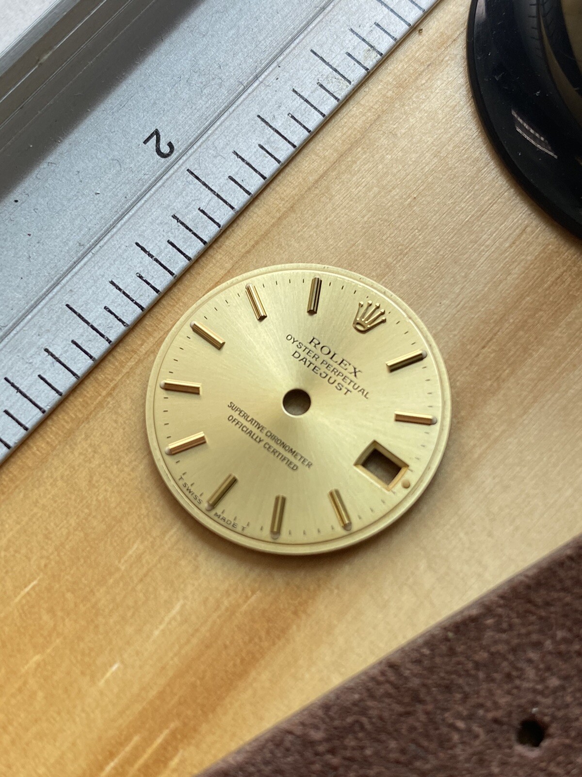GENUINE ROLEX DATEJUST LADIES TWO TONE CHAMPAGNE INDEX HOUR MARKER 26MM ...