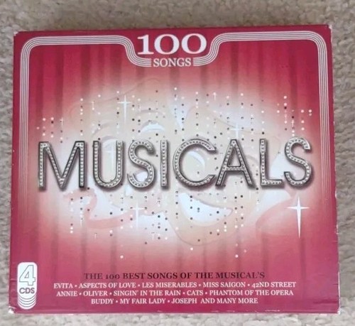 Musicals - 100 best songs of the musicals - 4 CD Box Set 5060232300144 ...
