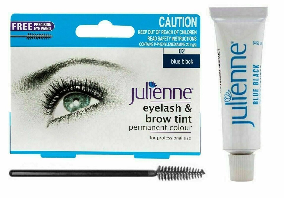 Julienne Professional Eyelash & Eyebrow Dye Tint Lash or Full Kit - All ...