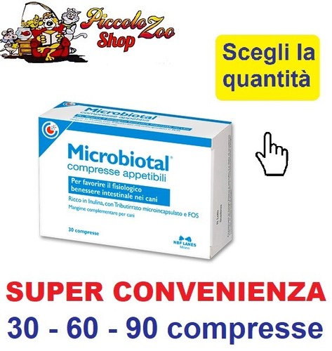 NBF-Lanes Microbiotal cane 30-60-90 cpr per patologie intestinarie e ...