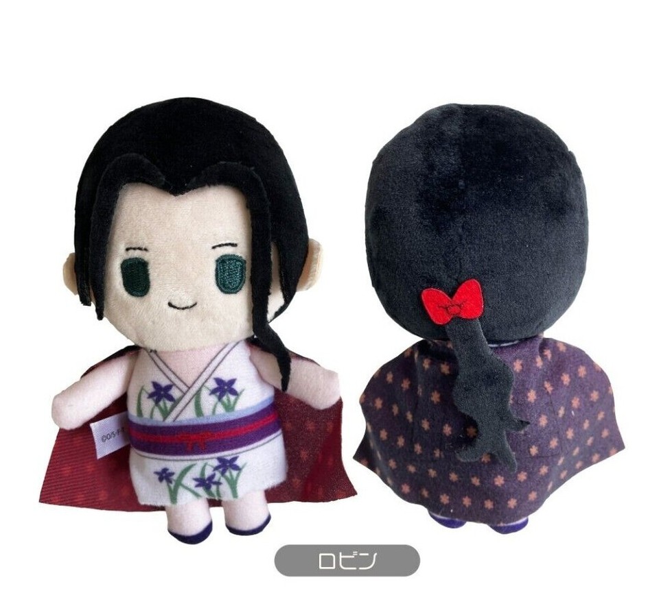 One Piece Puchi Fuwa Plush Toy Mascot Keychain Vol.4 Zoro Franky Robin ...