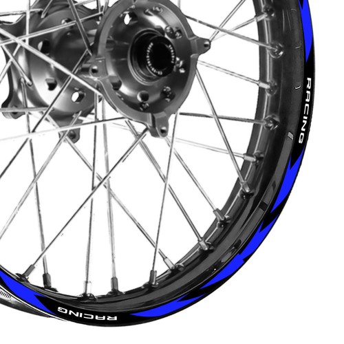 Blue R01B MX Bikes Strips Rim Sticker For TM Racing 530 MX530F 2007 ...