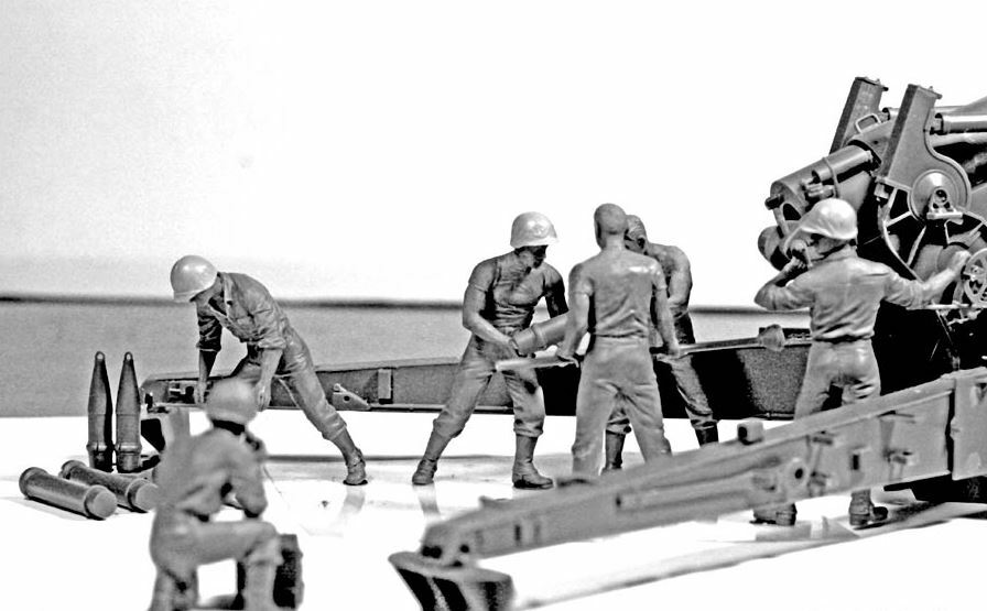 Master Box 3577 - 1/35 - WWII US Artillery Crew Plastic Model Kit For ...