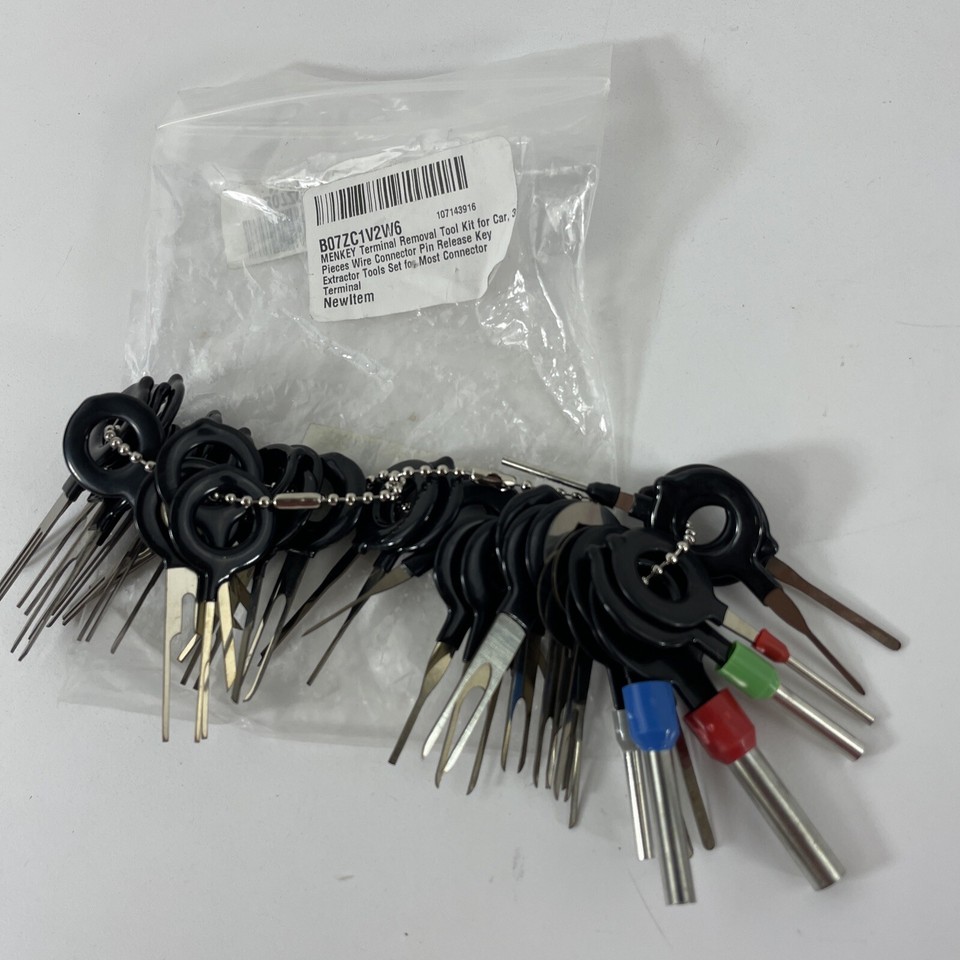 MENKEY Terminal Removal Tool Kit for Car, 39 Pieces Wire Connector Pin ...