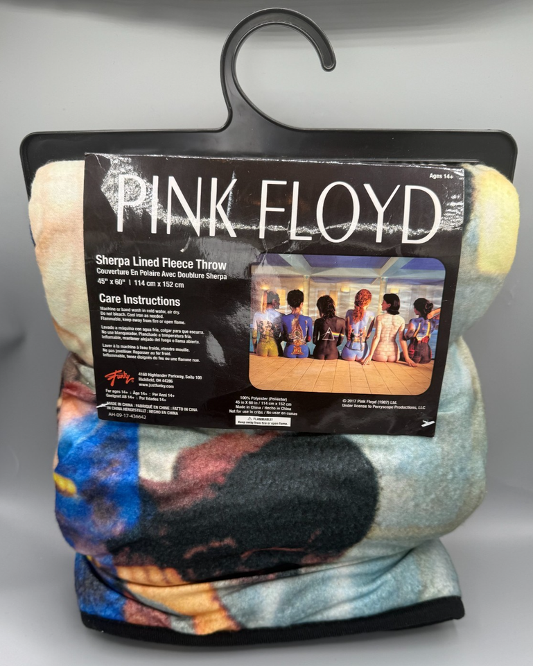 Pink Floyd Painted Ladies by Pool Shepra Lined Fleece throw blanket 45 ...