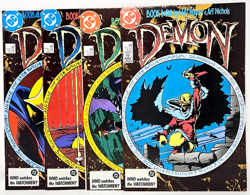 DC Comics DEMON Books #1 2 3 4 1987 Complete Copper Age Mini-Series ...