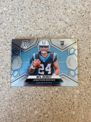 2024 PANINI MOSAIC NFL DEBUT ROOKIE CARD PANTHERS JONATHAN BROOKS #276 ...